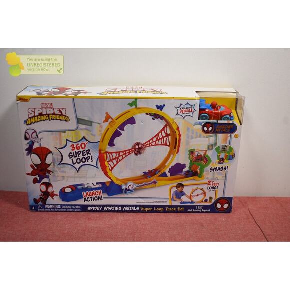 vtech | Toys | Spidey His Amazing Friends Metals Super Loop Track Set ...